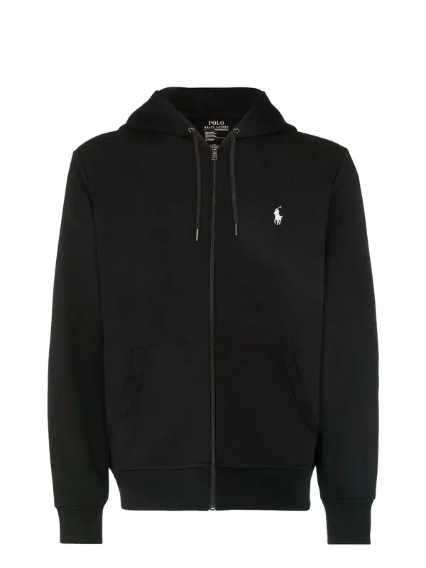 Polo Ralph Lauren Cotton Logo Hoodie - Black