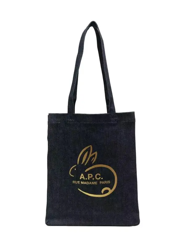 A.p.c. Lou Tote Bag - Blue
