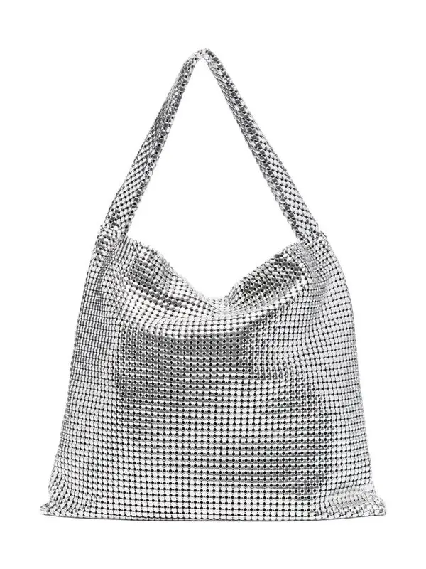 Rabanne Pixel Tote Bag - Silver