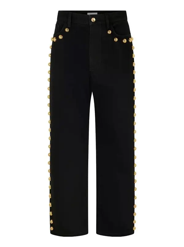 Rabanne Wide-leg Jeans - Black