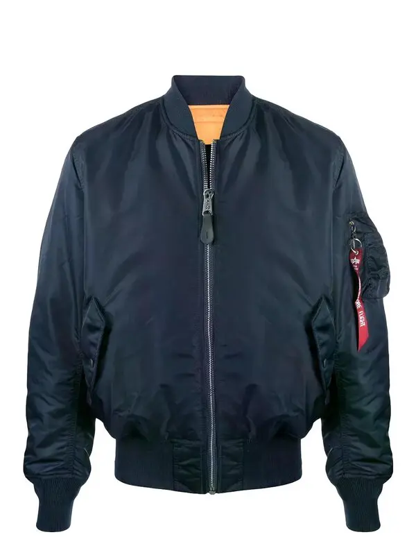 Alpha Industries Ma-1 Heritage Zip-up Bomber Jacket - Blue