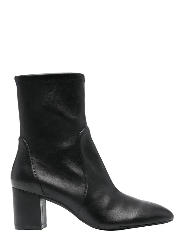 STUART WEITZMAN Almond-toe 65mm Leather Boots - Black