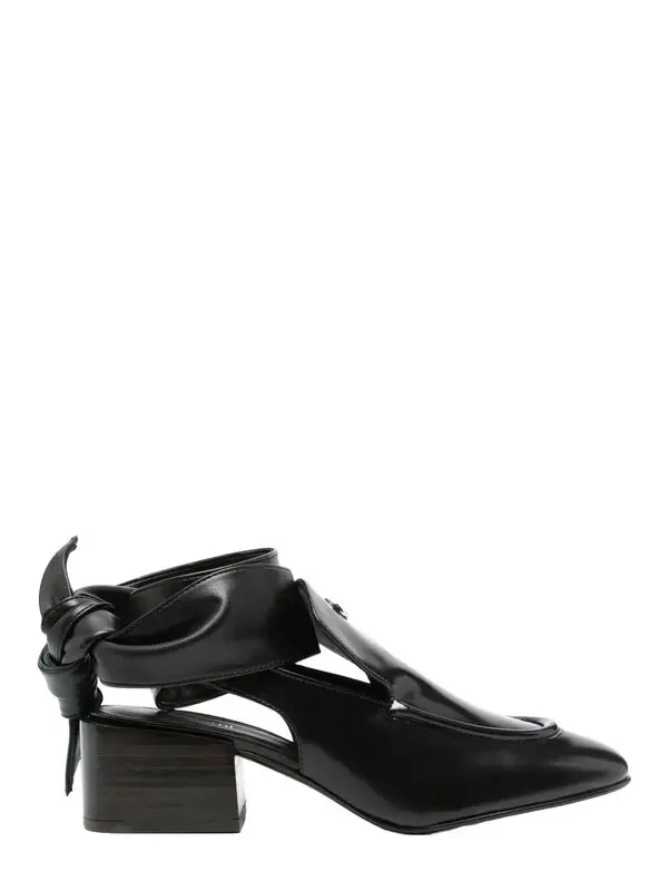 Coperni 55mm Slingback Moccasins - Black