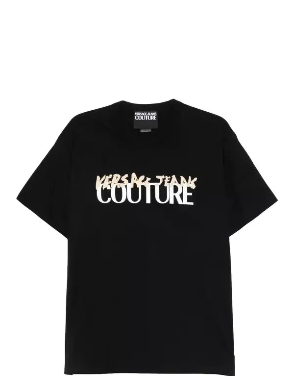 Versace Logo-print T-shirt - Black