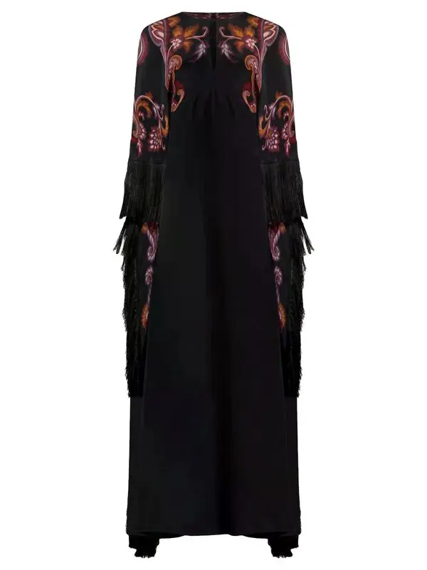 Etro Printed Silk Dress - Black