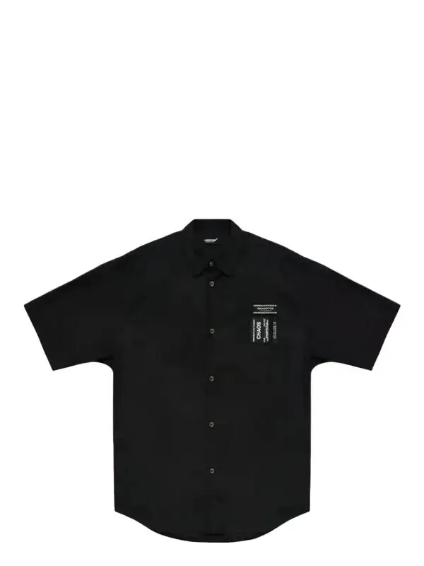 Undercover Logo-appliqué Shirt - Black