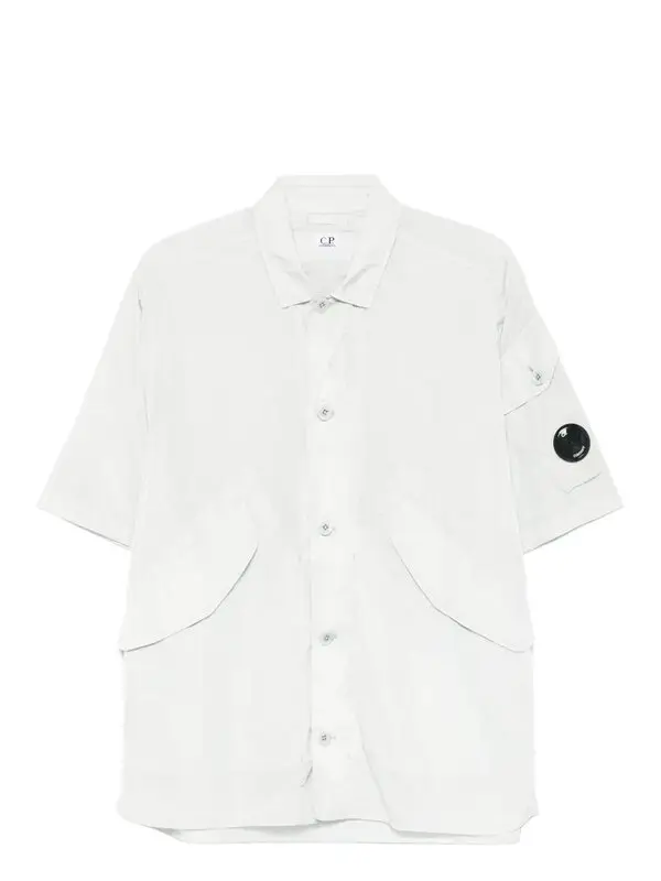 C.P. COMPANY Lens-detail Shirt Jacket - Blue