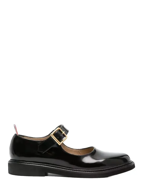Thom Browne Patent-leather Ballerina Shoes - Black