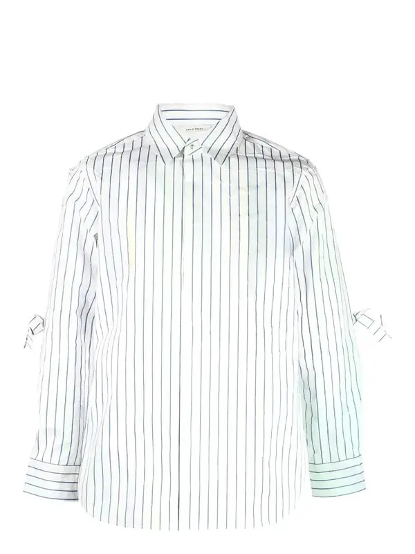 CRAIG GREEN Striped Long-sleeve Shirt - White