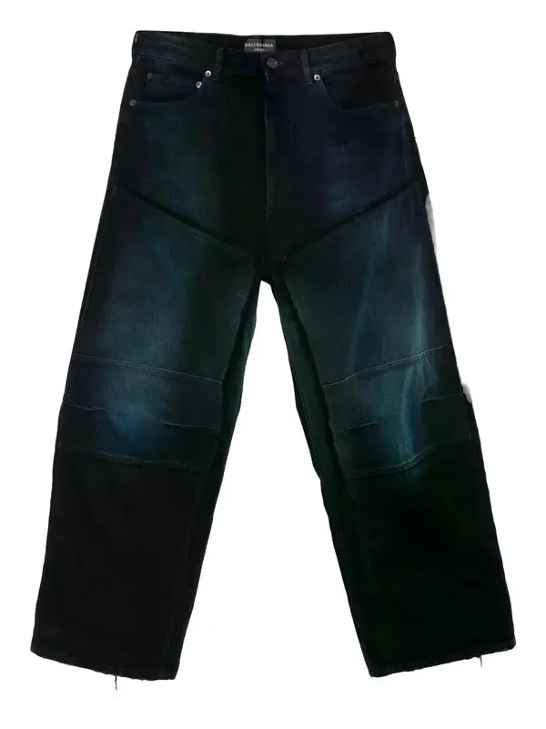 Balenciaga Double Knee Jeans - Blue