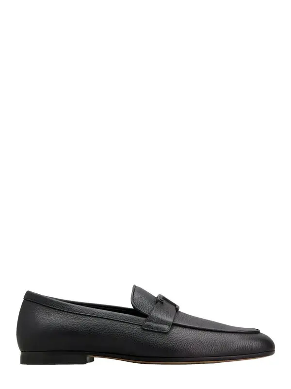 TOD'S Timeless Leather Loafers - Black