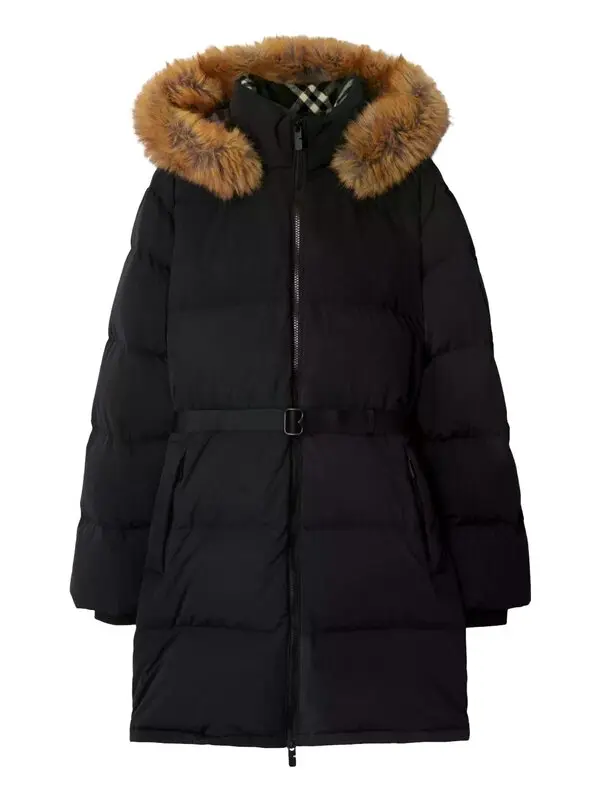 Burberry Puffer Coat - Black
