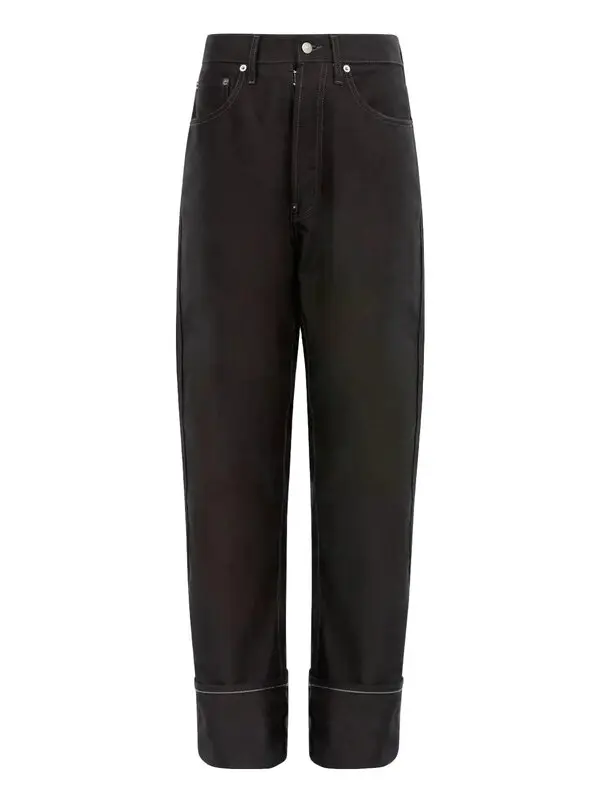 MAISON MARGIELA Straight-leg Cotton Jeans - Black