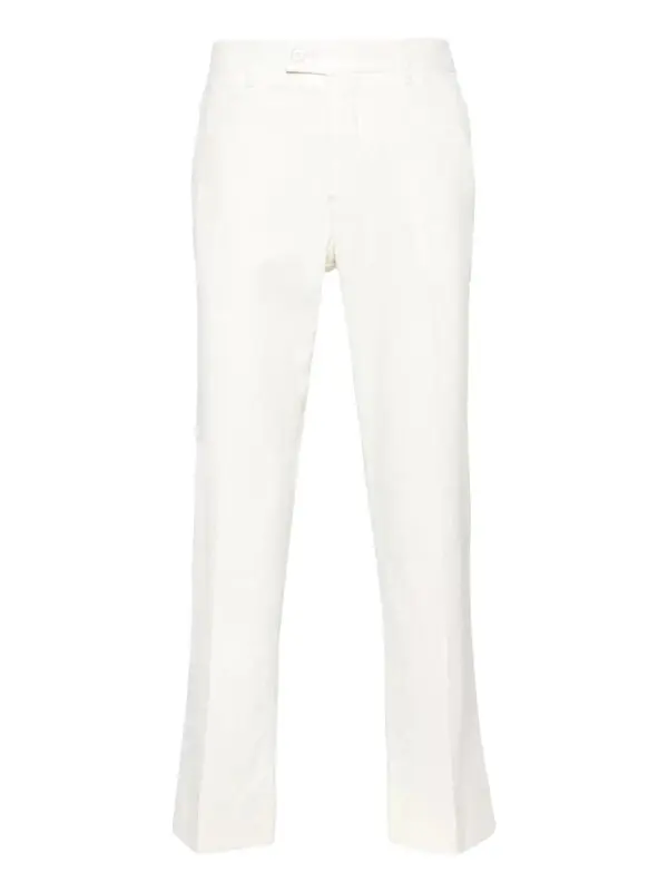 J. Lindeberg Lois Mid-rise Straight-leg Trousers - Neutrals