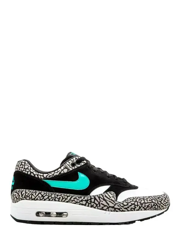 Nike X Atmos Air Max 1 Premium Retro Elephant Sneakers - Black