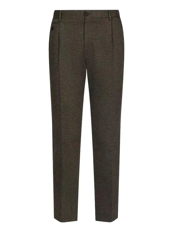 Dolce & Gabbana Pressed-crease Tailored Trousers - Grey