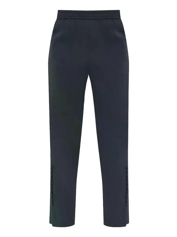 Emporio Armani Elasticated Tapered Trousers - Blue
