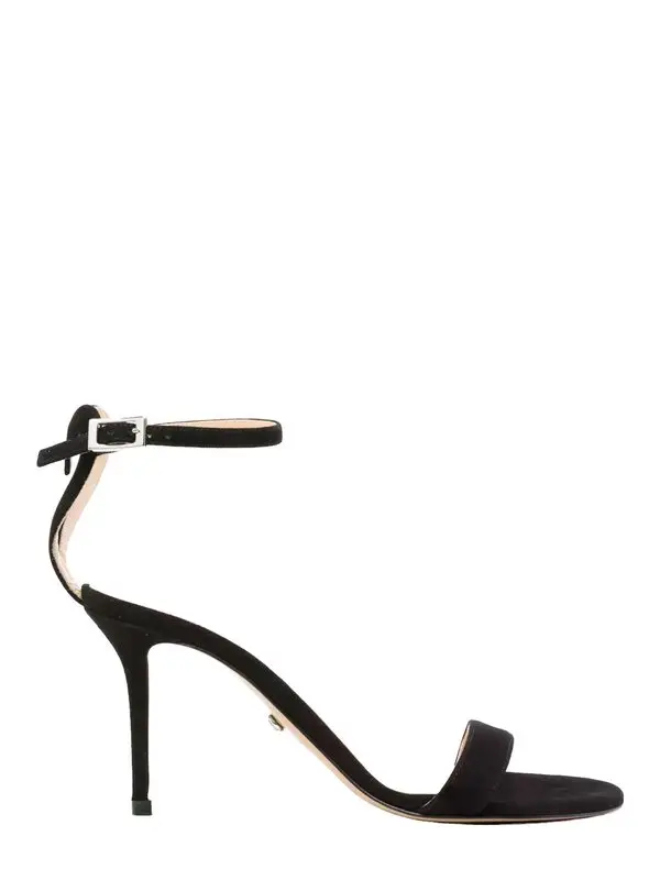 Mach & Mach 90mm Suede Sandals - Black