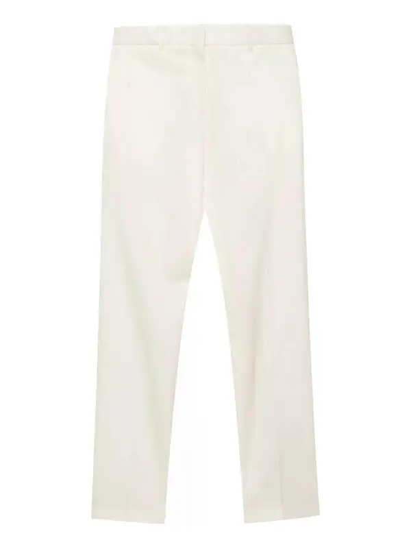 JIL SANDER Pressed-crease Straight-leg Trousers - Neutrals