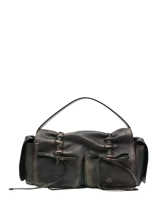 Acne Studios Multipocket Leather Tote - Brown