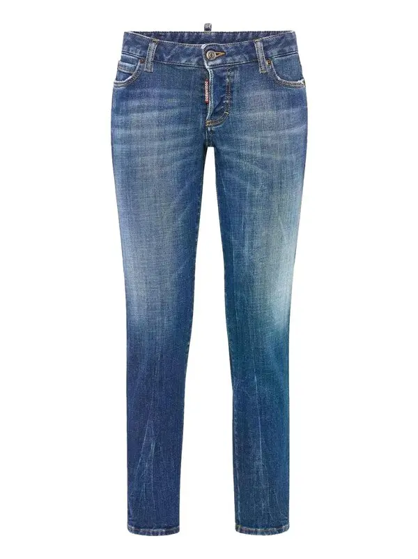 Dsquared2 Cropped Skinny Jeans - Blue
