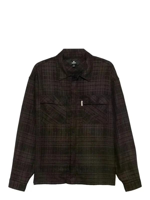 REPRESENT Checked Shirt - Brown