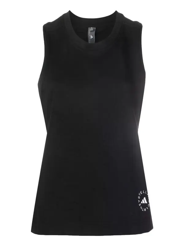 Adidas By Stella McCartney Logo-print Tank Top - Black