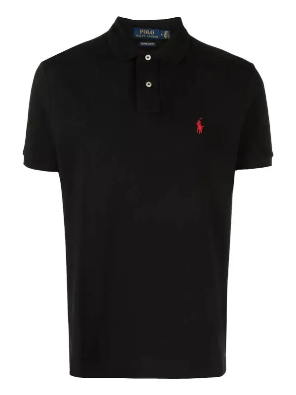 Polo Ralph Lauren Logo-embroidered Piqué Polo Shirt - Blue