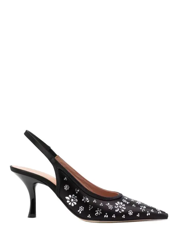 MALONE SOULIERS Cameron 70mm Slingback Pumps - Black