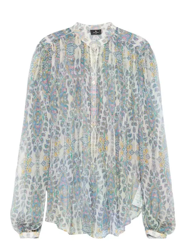 Etro Paisley Blouse - Grey