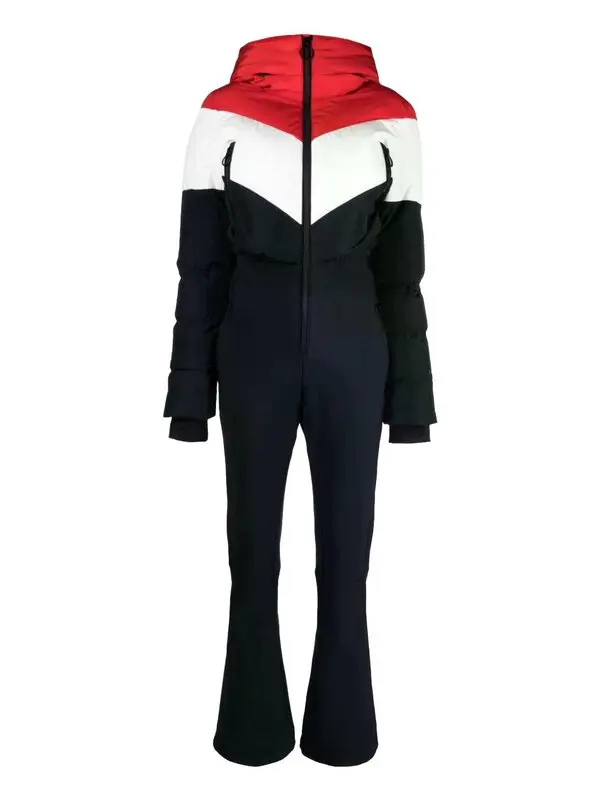 Fusalp Kira Contrast-panel Ski Suit - Blue