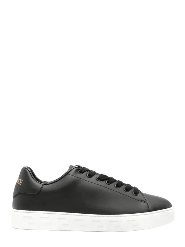 Versace Greca Low-top Sneakers - Black