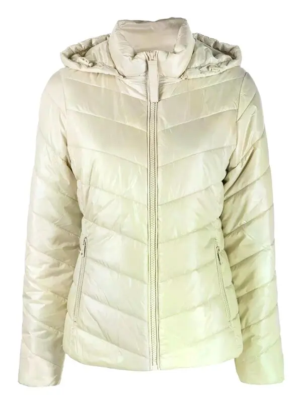 Calvin Klein Hooded Padded Jacket - Neutrals