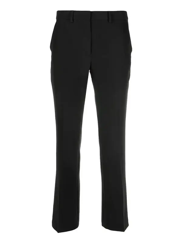 Seventy Cropped Tailored Trousers - Black