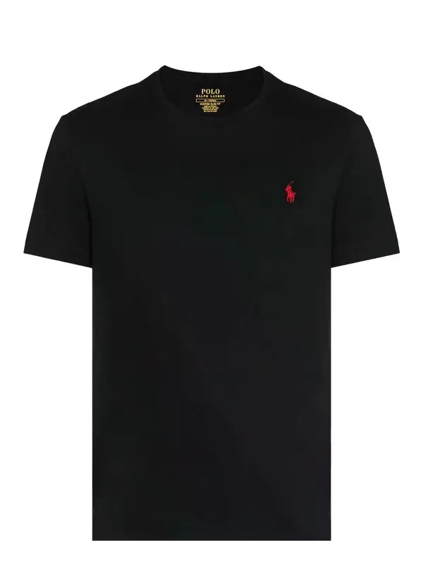 Polo Ralph Lauren Logo-embroidered T-shirt - Black