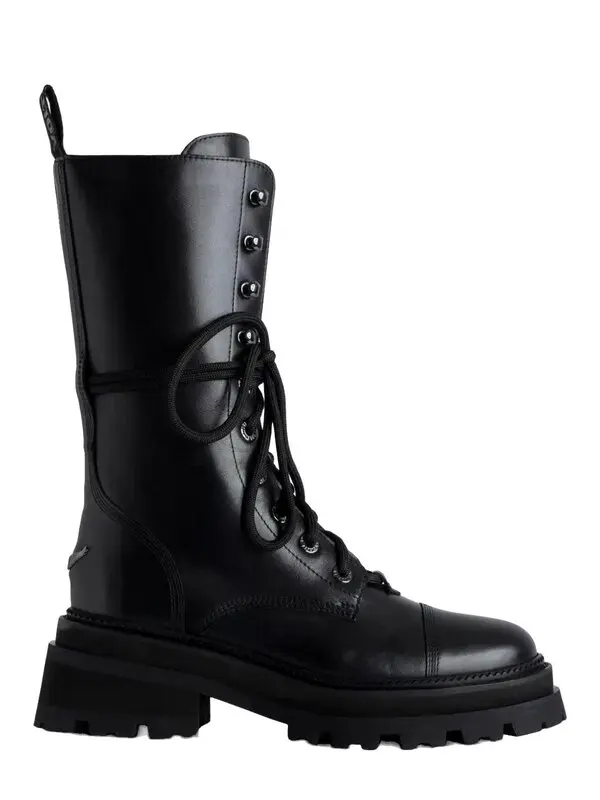 Zadig&Voltaire Ride Lace-up Boots - Black