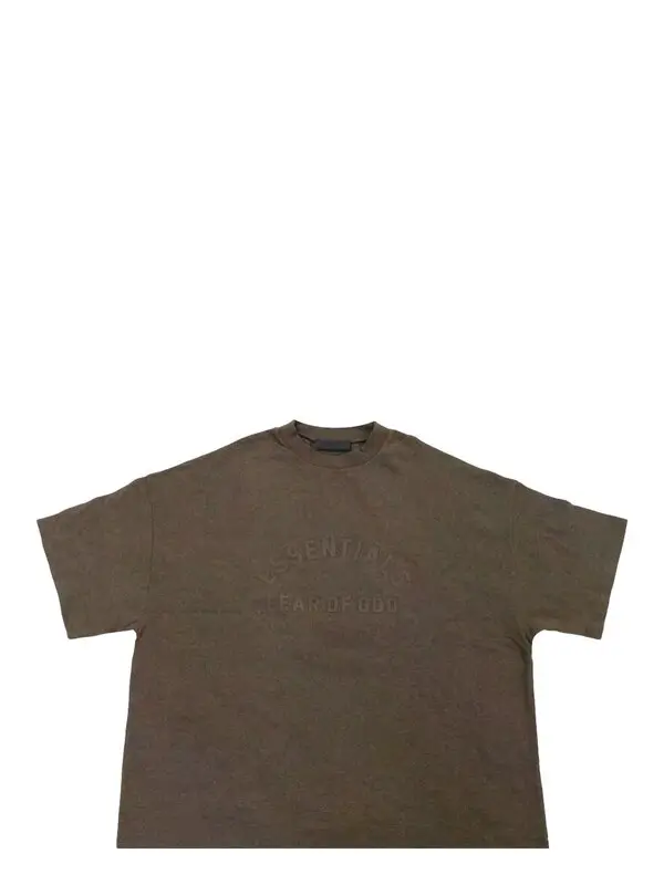 Fear Of God Logo-print Cotton T-shirt - Brown