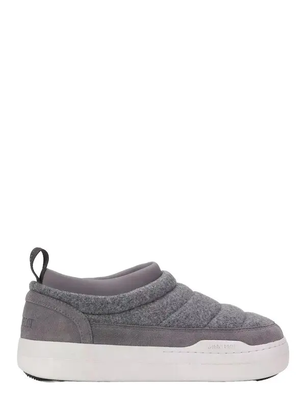 Moon Boot Park Logo-print Sneakers - Grey
