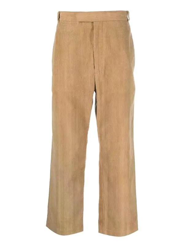 Thom Browne Corduroy Cropped Trousers - Brown