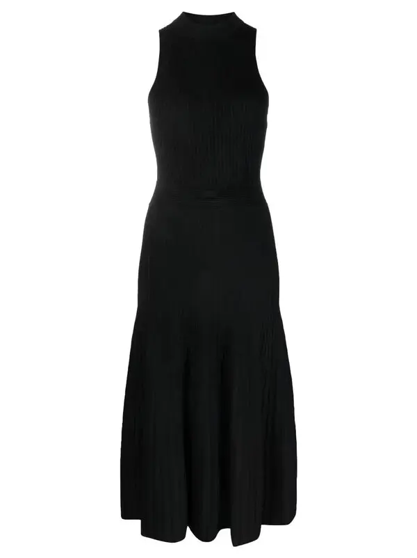 Simkhai Marianne Tank Pleated Dress - Black