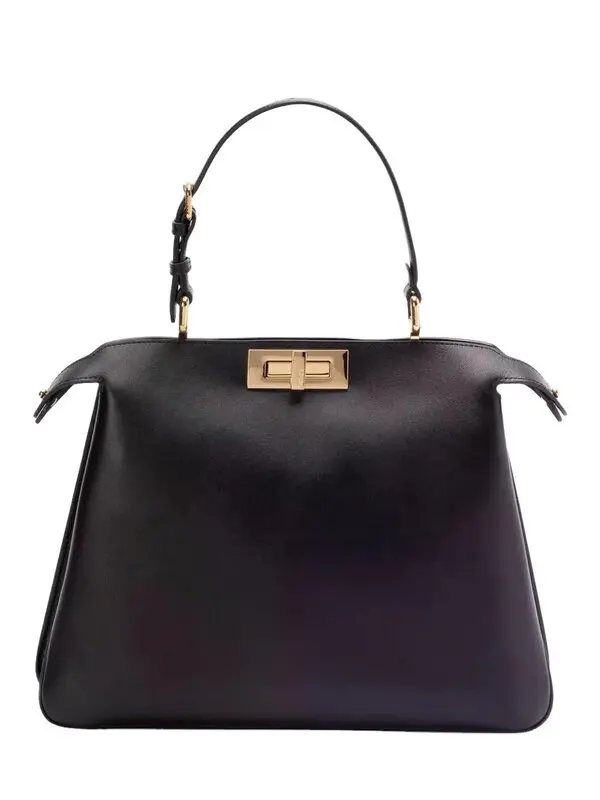Fendi Peekaboo Tote Bag - Black