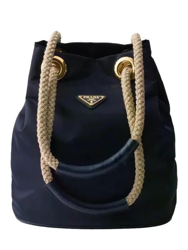 Prada Small Mariner Bucket Bag - Blue