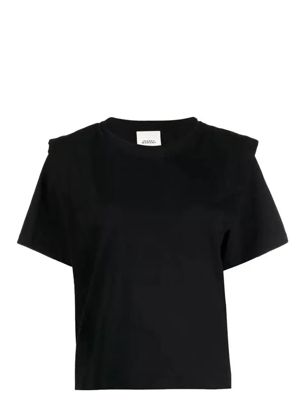 Isabel Marant Étoile Zelitos Organic-cotton T-shirt - Black