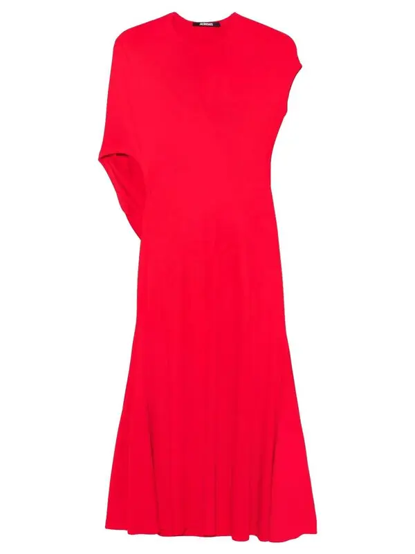 Jacquemus La Robe Salerno Midi Dress - Red