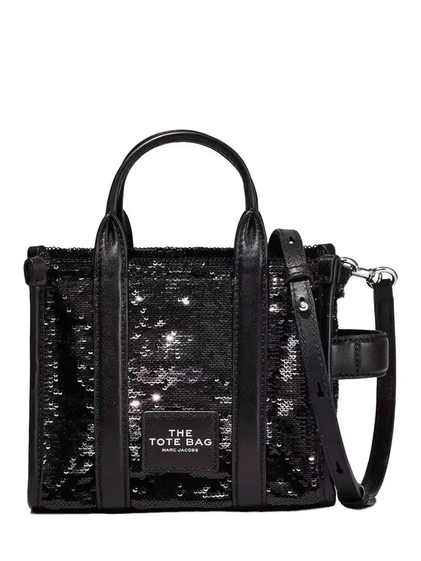 Marc Jacobs Sequined Crossbody Tote Bag - Black
