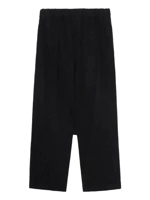 Comme Des Garçons Drop-crotch Trousers - Black