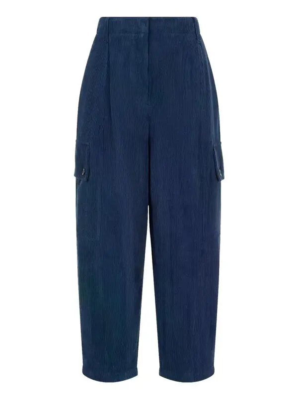 STUDIO TOMBOY Corduroy Cargo Pants - Blue
