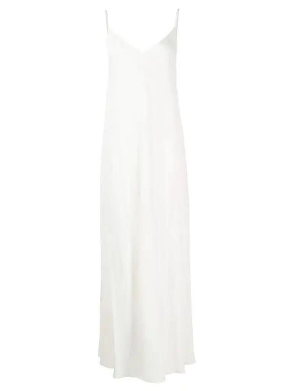 Voz Thin-strap Parachute Slip Dress - White