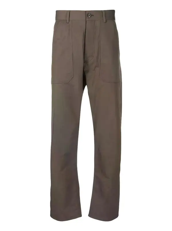Nanushka High-rise Straight-leg Trousers - Green