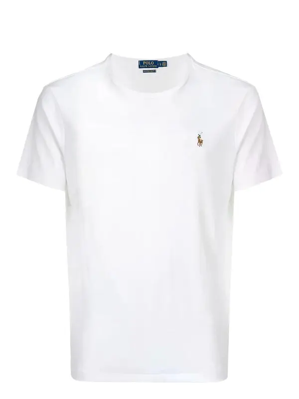Polo Ralph Lauren Embroidered-logo T-shirt - White